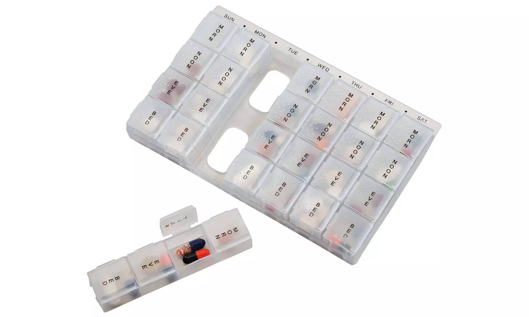 Up To 68% Off on One, Two or Three Weekly Medication Pill Organiser ...