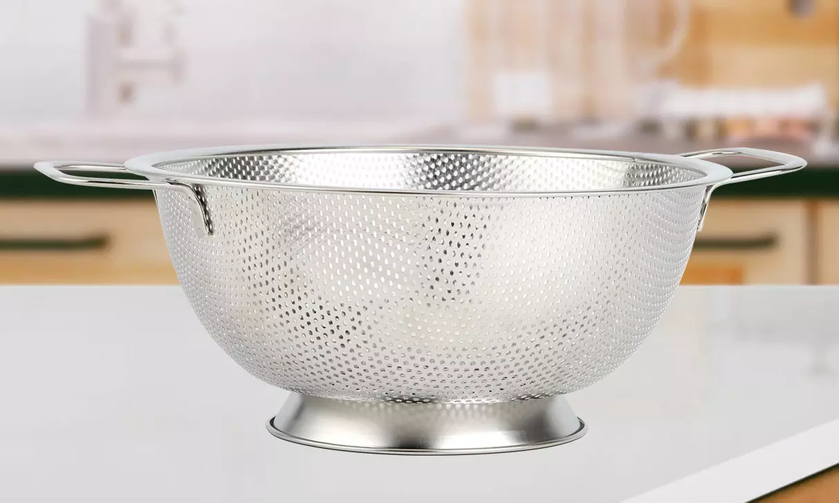 Up To 64% Off on 3 Qt Stainless Steel Colander... | Groupon Goods
