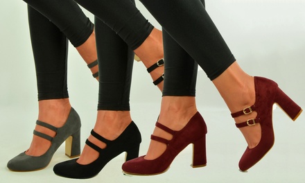 Double Strap Pumps | Groupon Goods