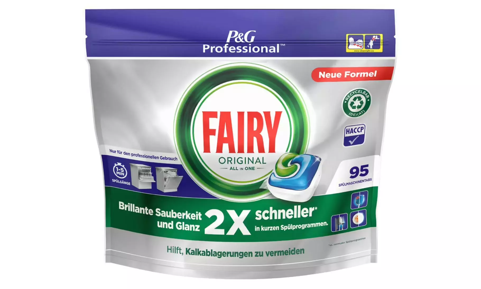 Sachet de 95 pastilles de lave-vaisselle de la marque Fairy | Groupon ...