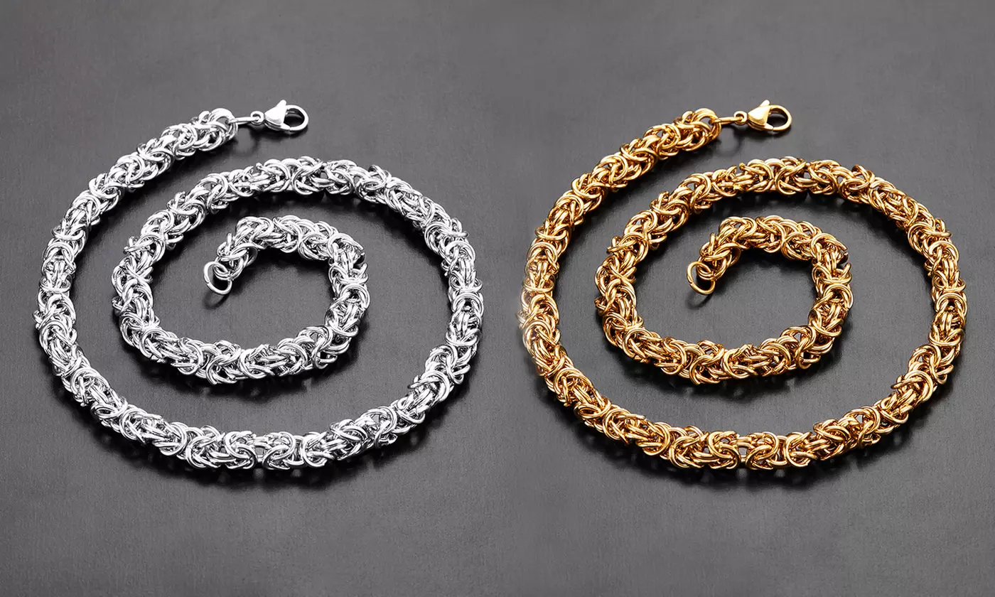 Byzantine Chain Necklace | Groupon Goods