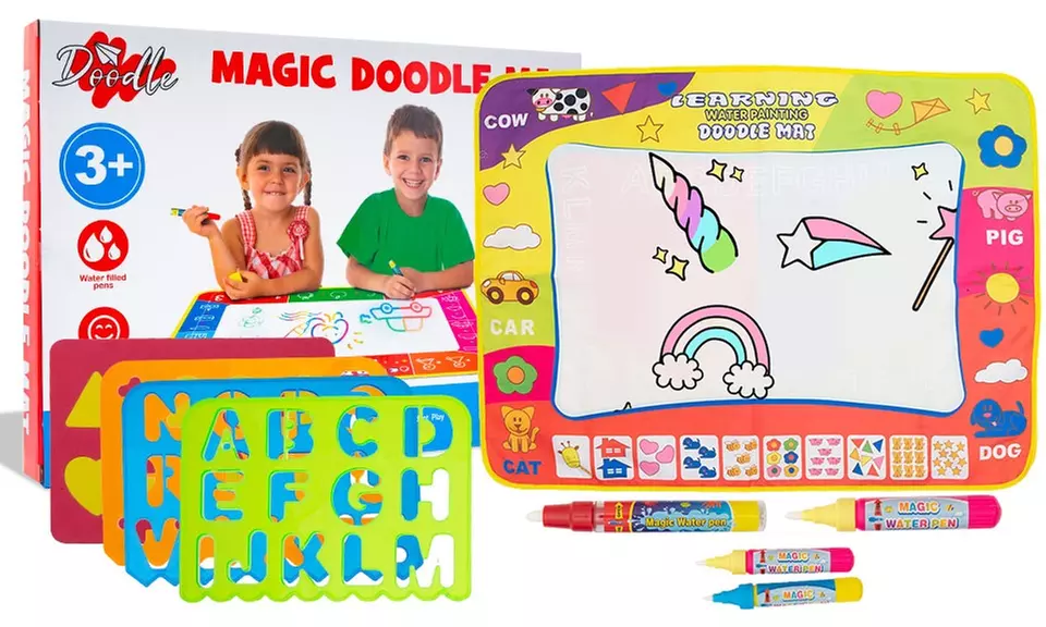 Magic Doodle Mat Set with Accessories | Groupon Goods