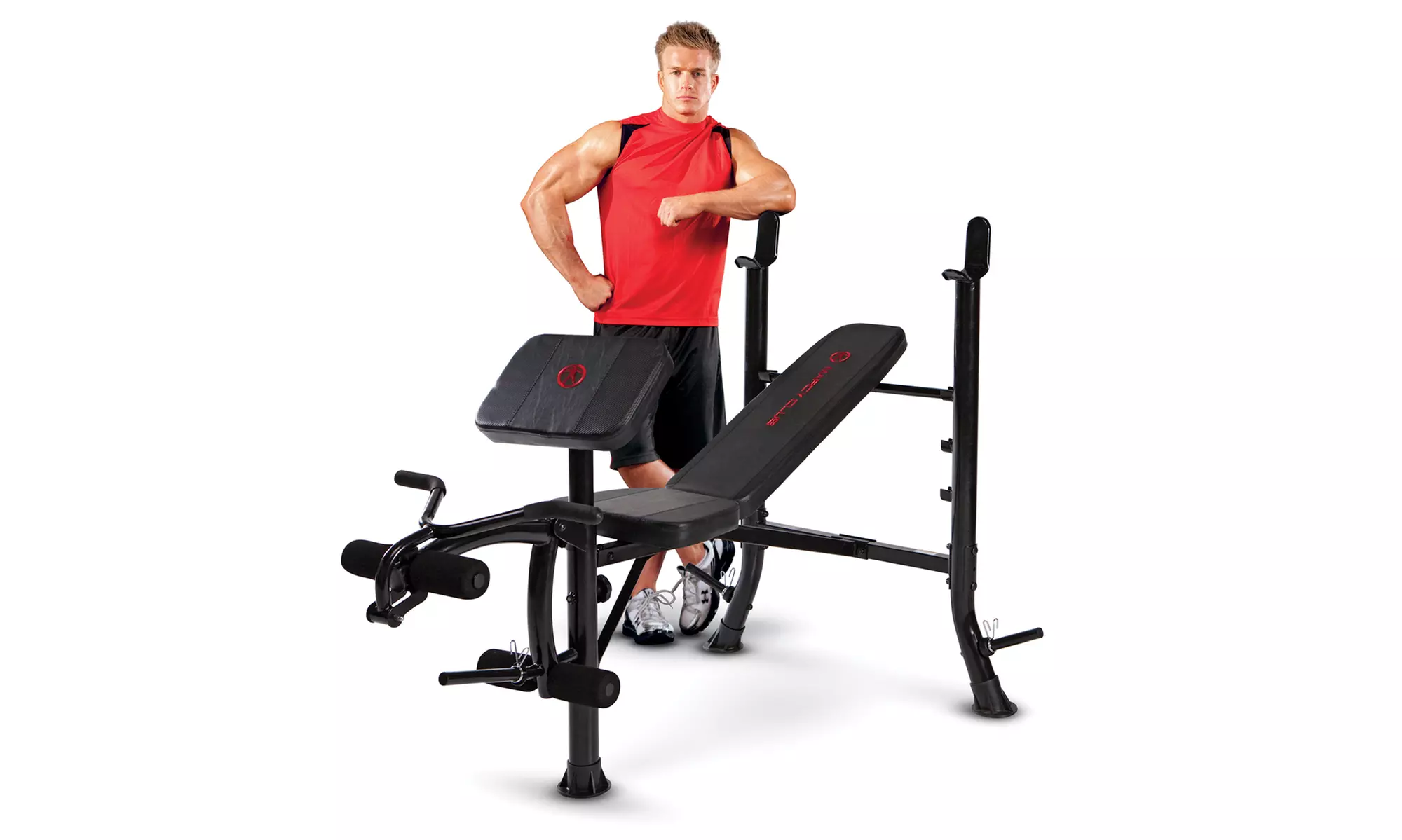 Marcy Club Standard Weight Bench | Groupon Goods