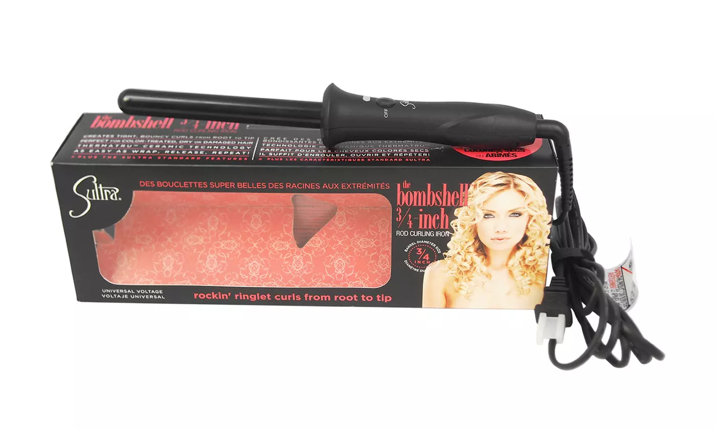 The Bombshell Rod Curling Iron | Groupon Goods