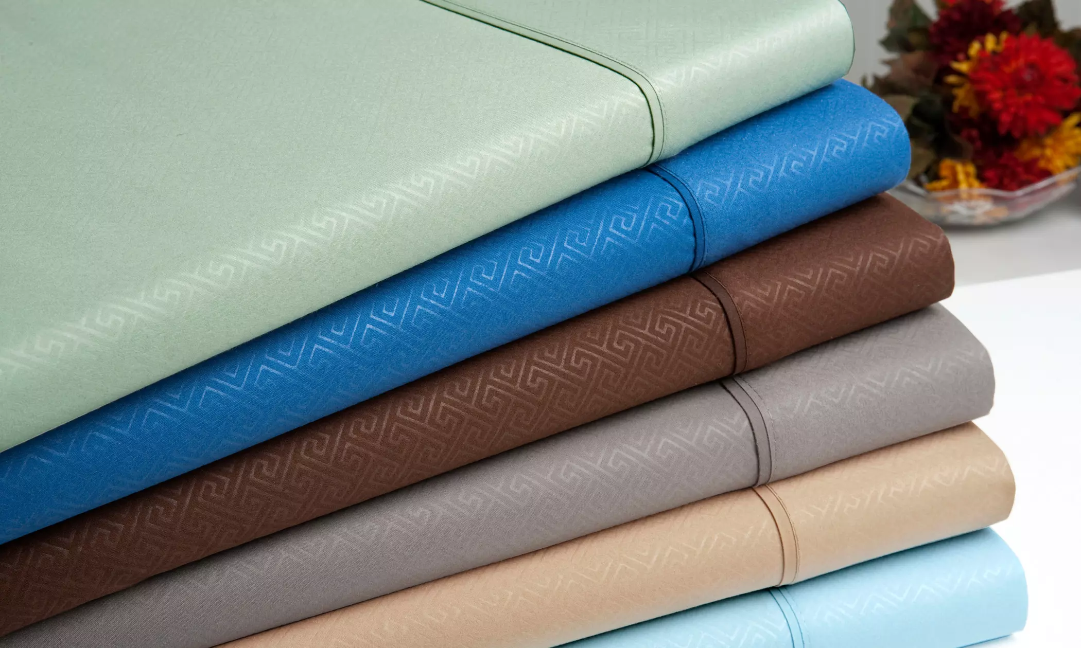Embossed Microfiber Sheets (6Pc) | Groupon Goods