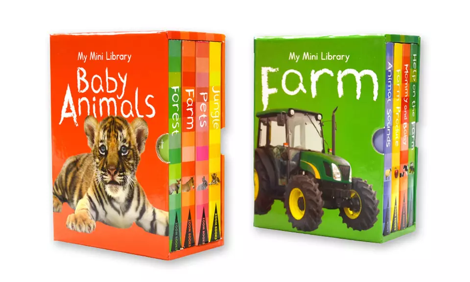 My Mini Library Kids Book (8-Pk) | Groupon Goods