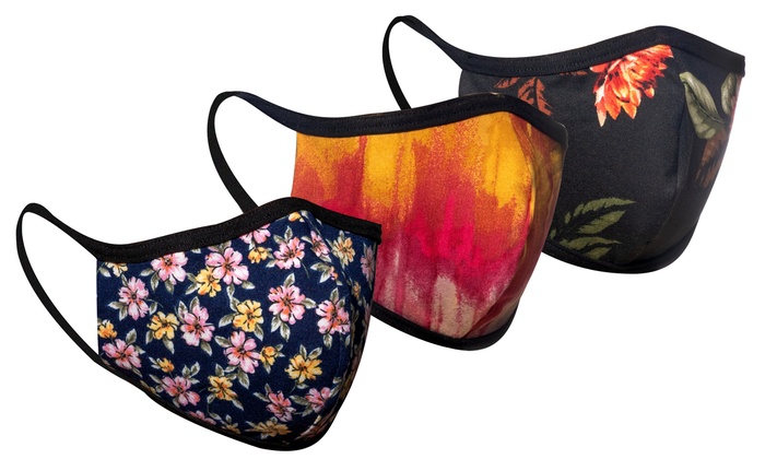 Fun Fabric Prints Non-Medical Reusable Face Masks (3-Pack) | Groupon