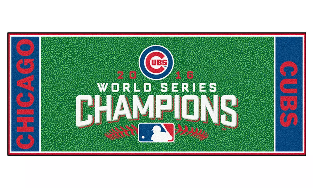 30"x72" Chicago Cubs Runner Rug | Groupon Goods