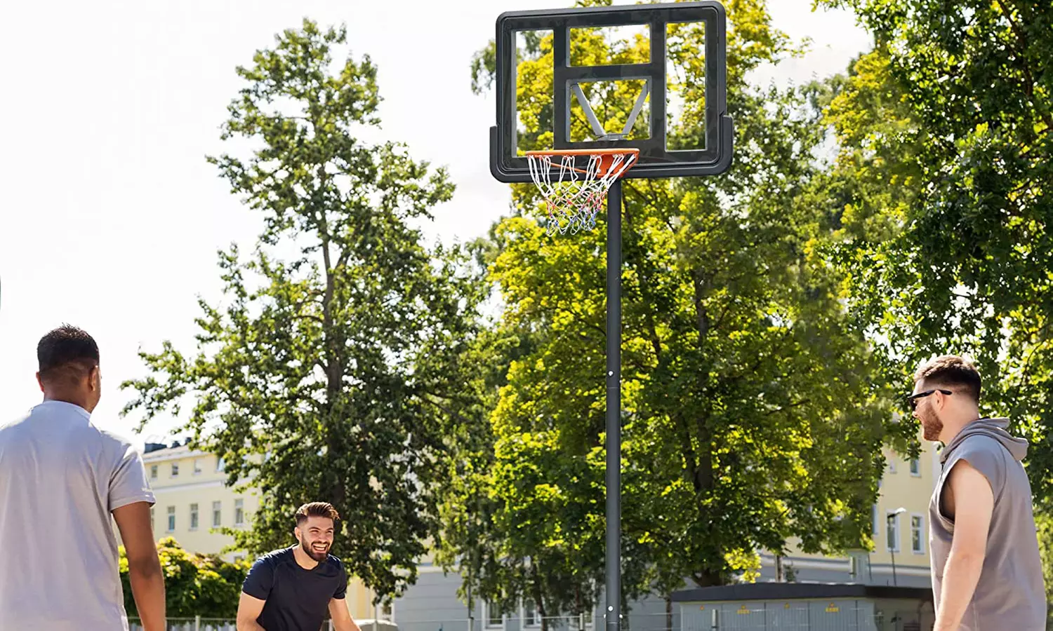 HomCom Portable Free-Standing Basketball Hoop Stand | Groupon Goods
