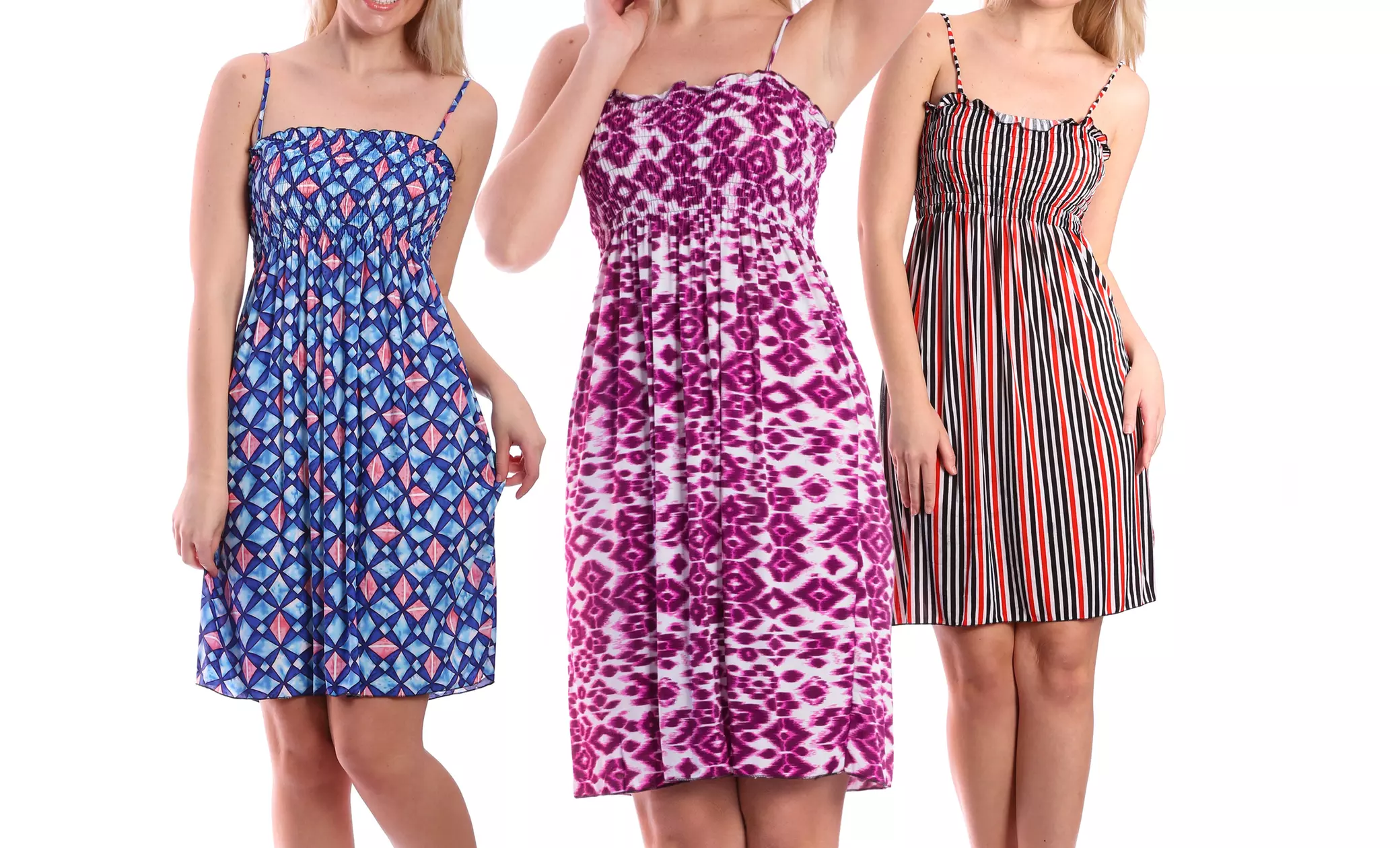 3-Pack of Women's Print Dresses | Groupon Goods