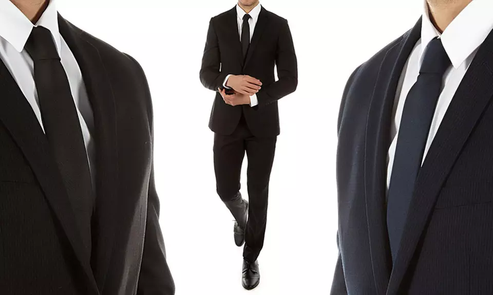 Alberto Cardinali Slim-Fit Suit | Groupon Goods