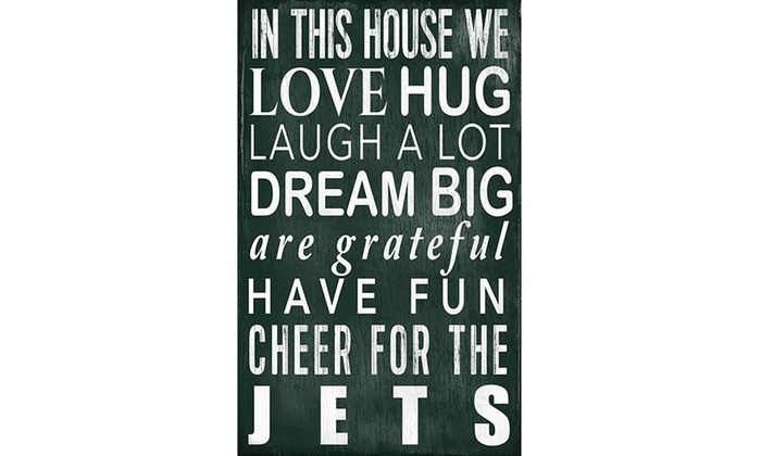 Up To 14% Off on NFL 12"x19" In This House Sign | Groupon Goods