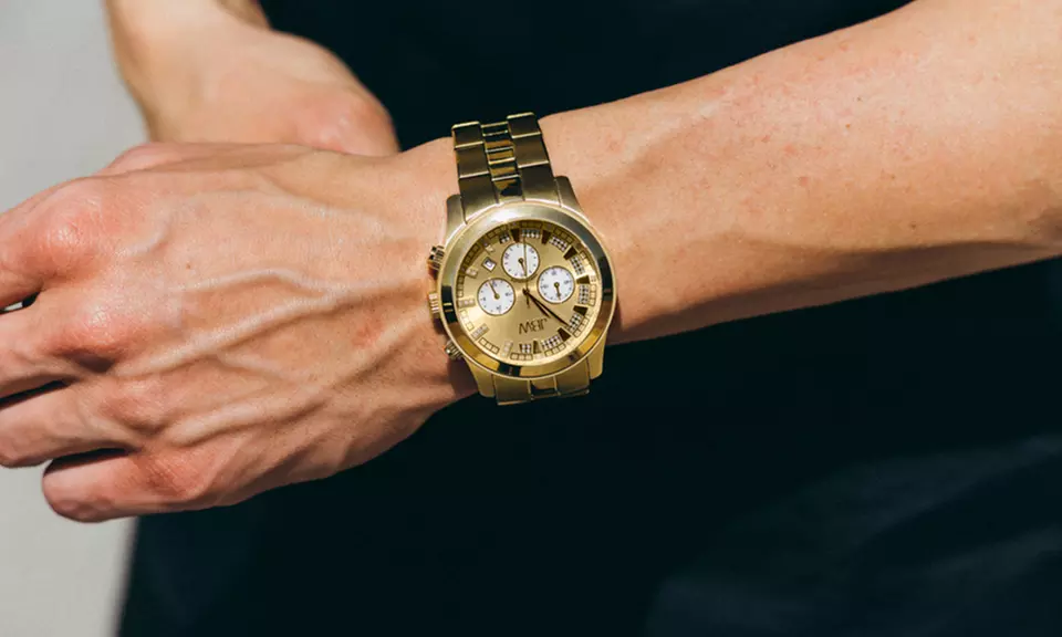 JBW Chronograph with Diamonds | Groupon Goods