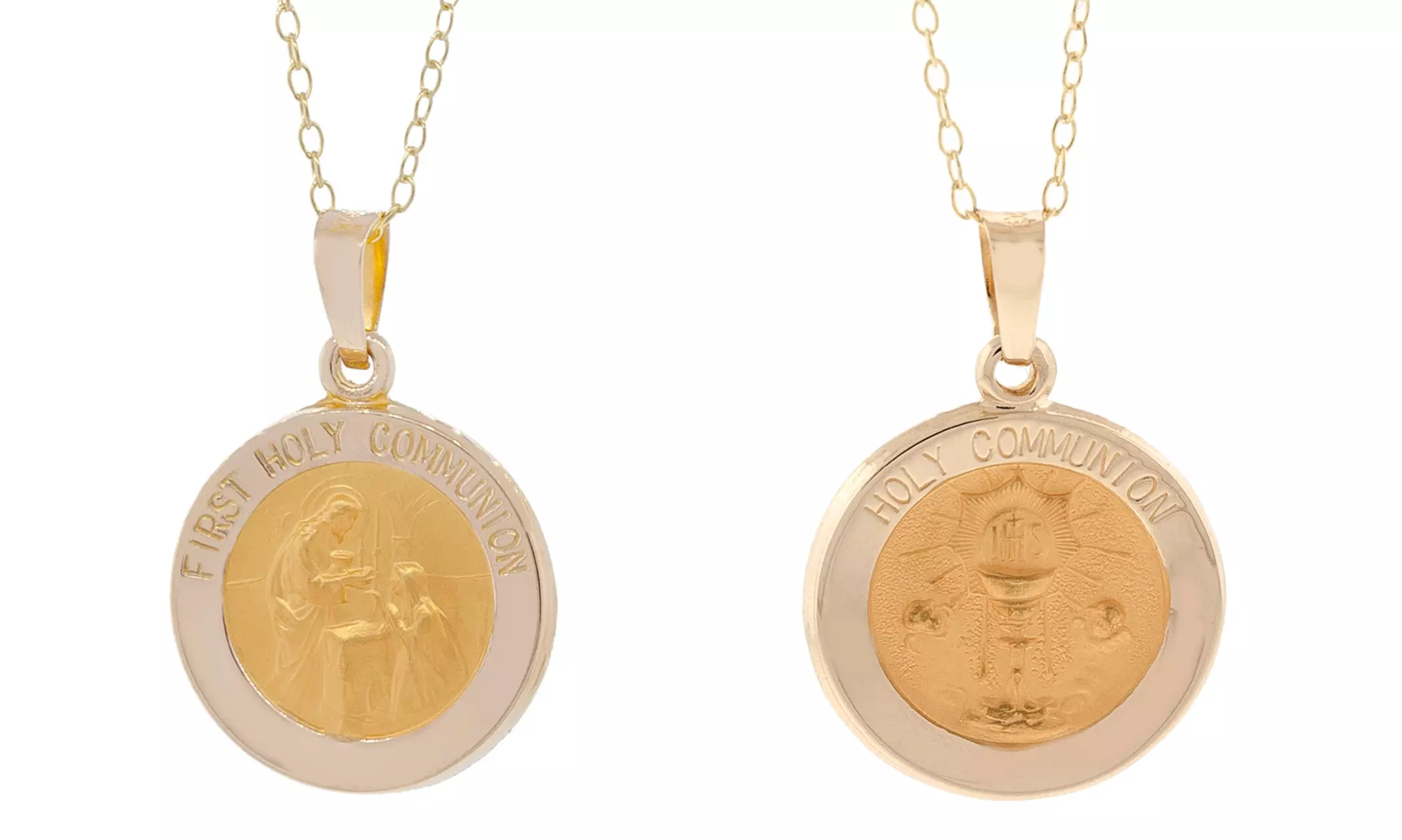 Gold First Communion Necklace | Groupon Goods
