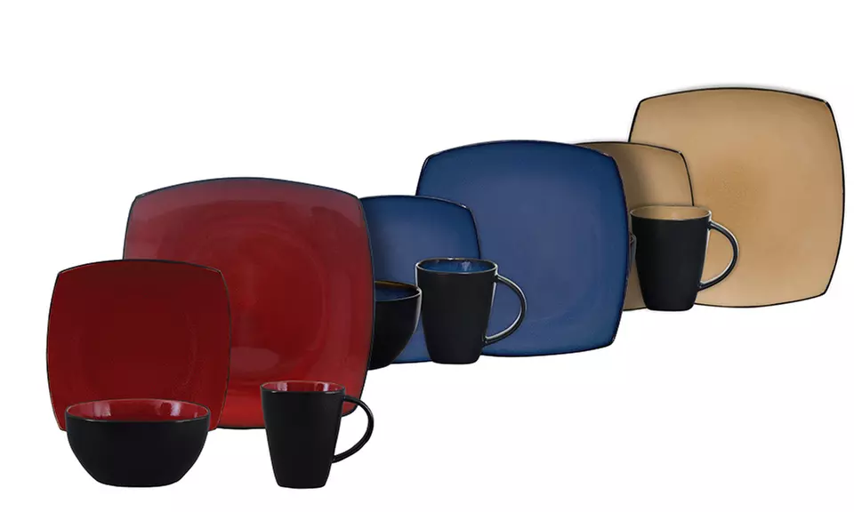 Dinnerware Set (16-Piece) | Groupon Goods