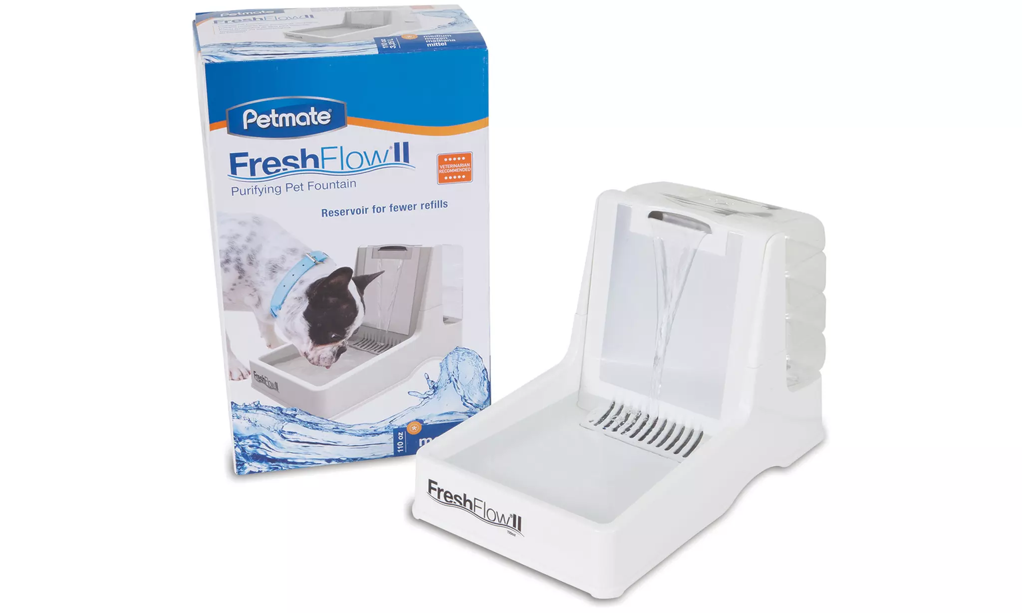 Fresh Flow II Pet Water Fountain | Groupon Goods