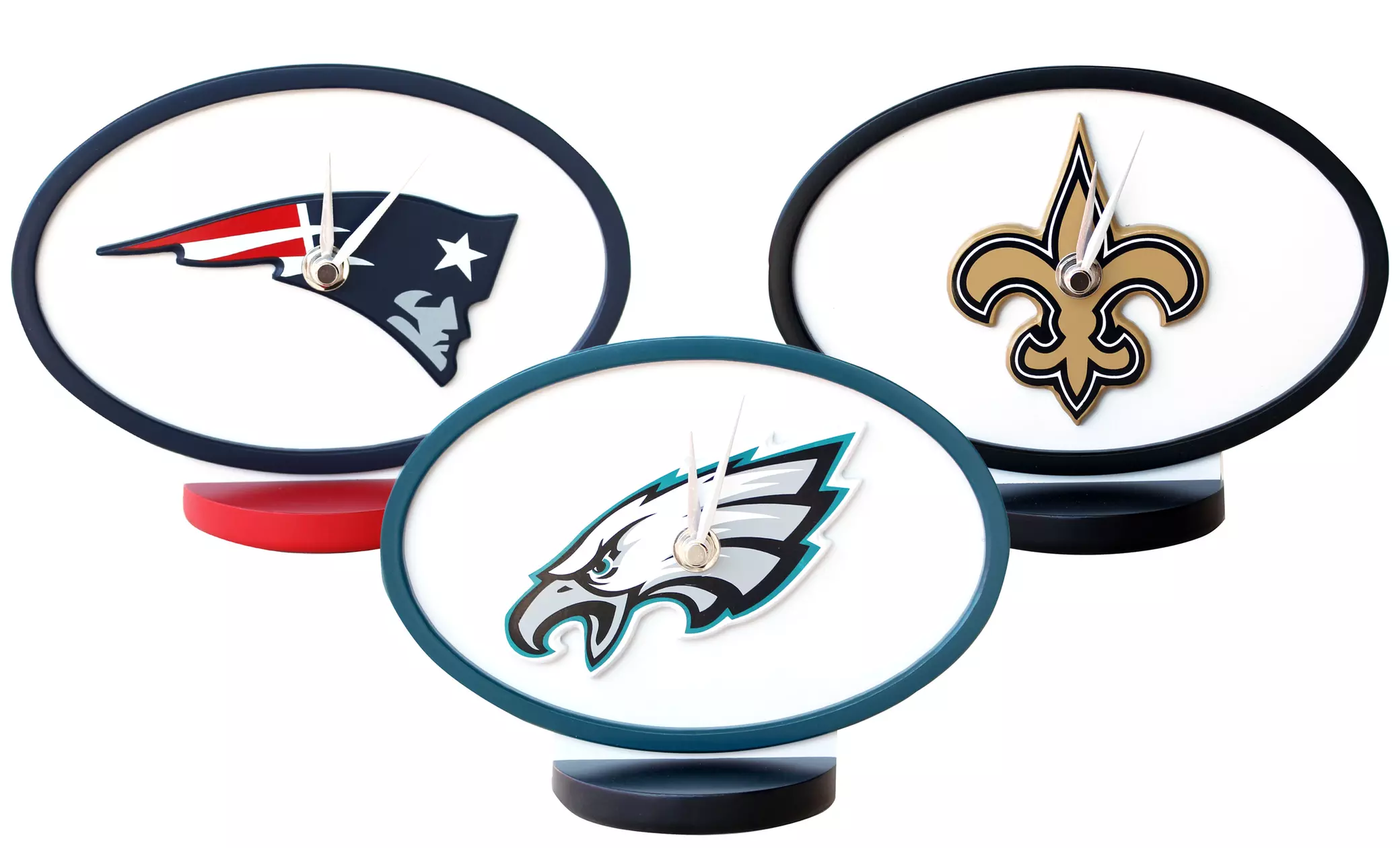 NFL Desk Logo Clock | Groupon Goods