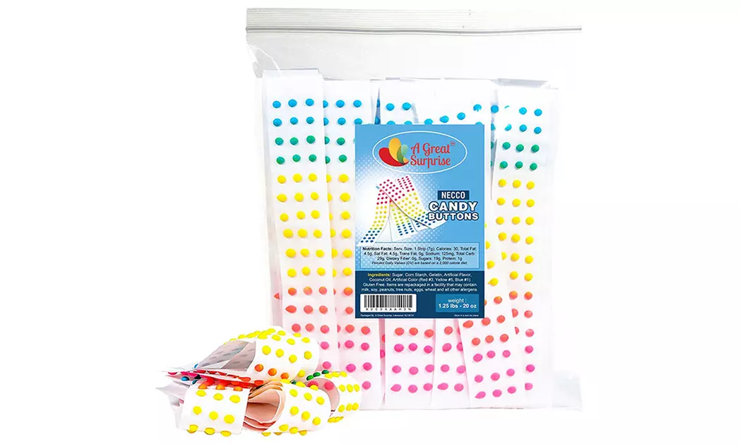 Necco Candy Button Strips | Groupon Goods
