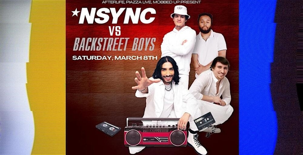 Boy Band Review: Backstreet Boys vs NSYNC* - Live at Piazza Chicago ...