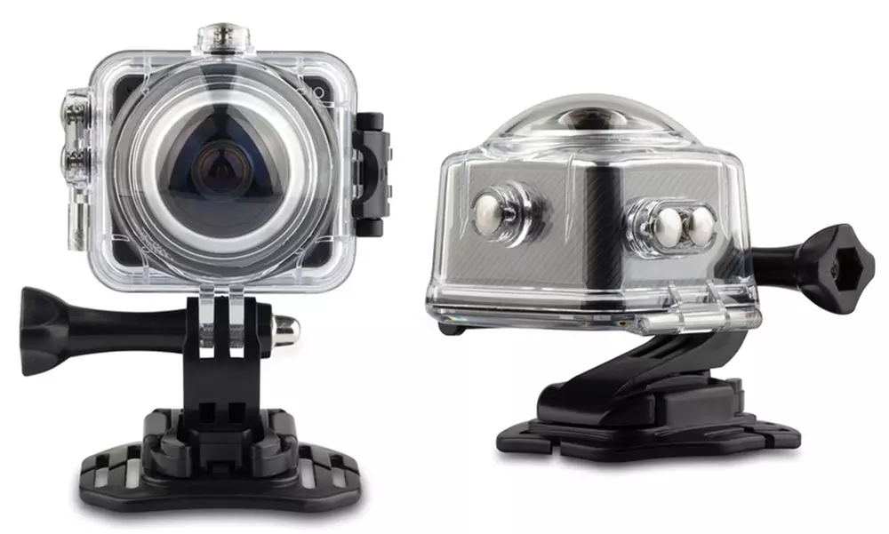 on TechComm 360B 360° Action Camera | Groupon Goods