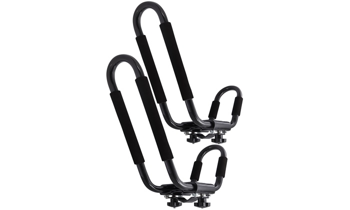Steel J-Rack Rooftop Kayak Carrier | Groupon