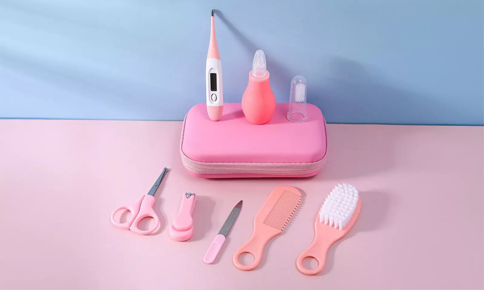 Eight-Piece Newborn Baby Care Kit | Groupon Goods