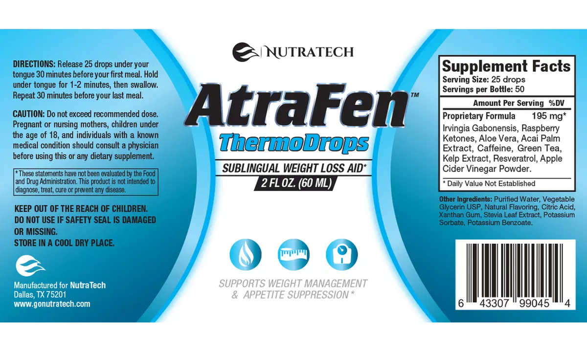 Atrafen Diet Drops (60mL) | Groupon Goods