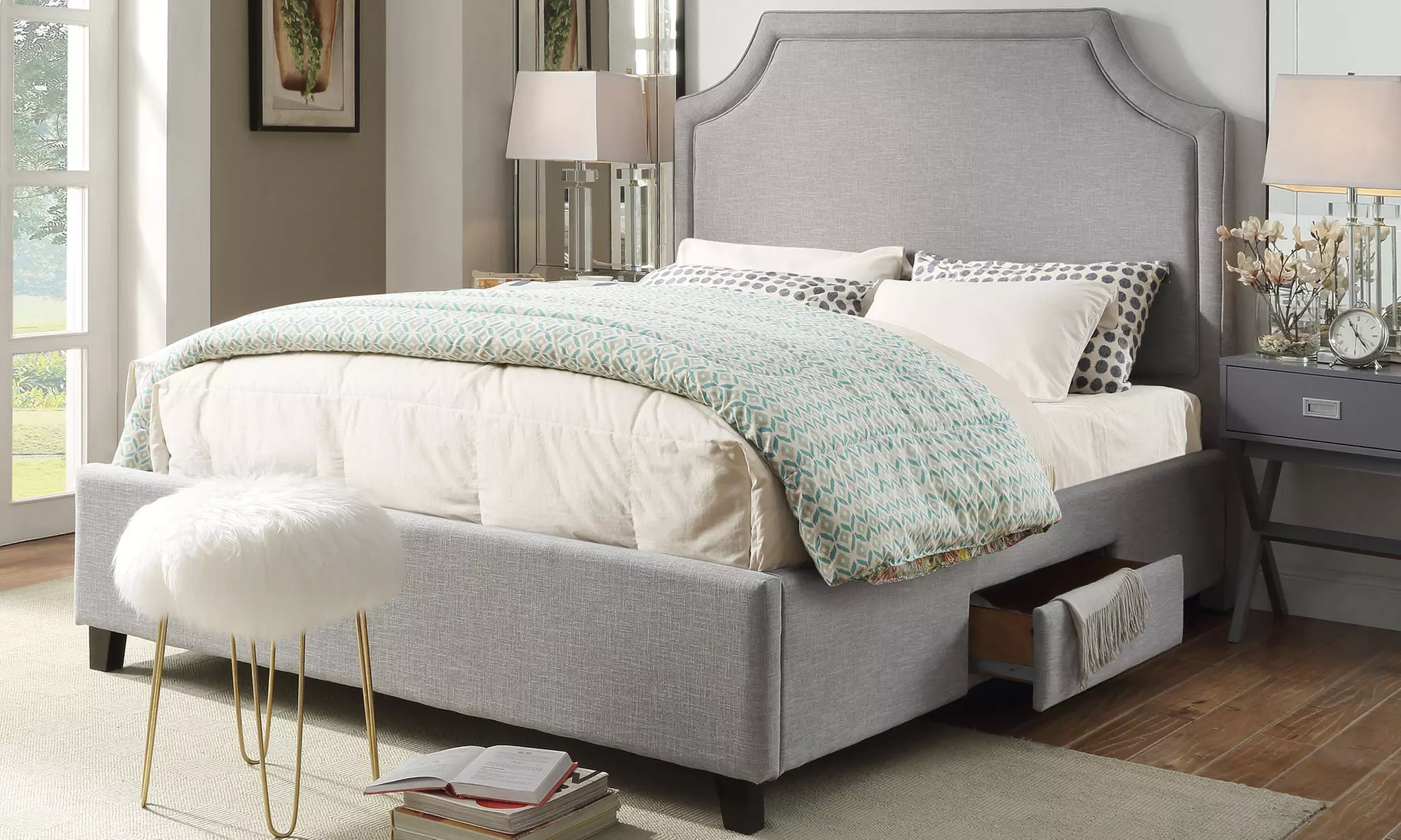 Chic Home Louis Bed Frame | Groupon Goods