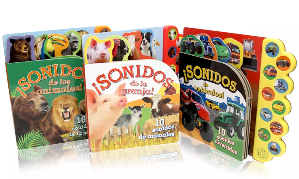Spanish Sound Books (Set of 3) | Groupon Goods