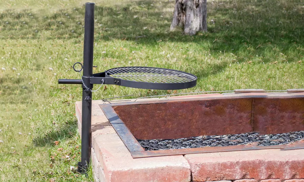 Campfire Cooking Grate Stake | Groupon Goods