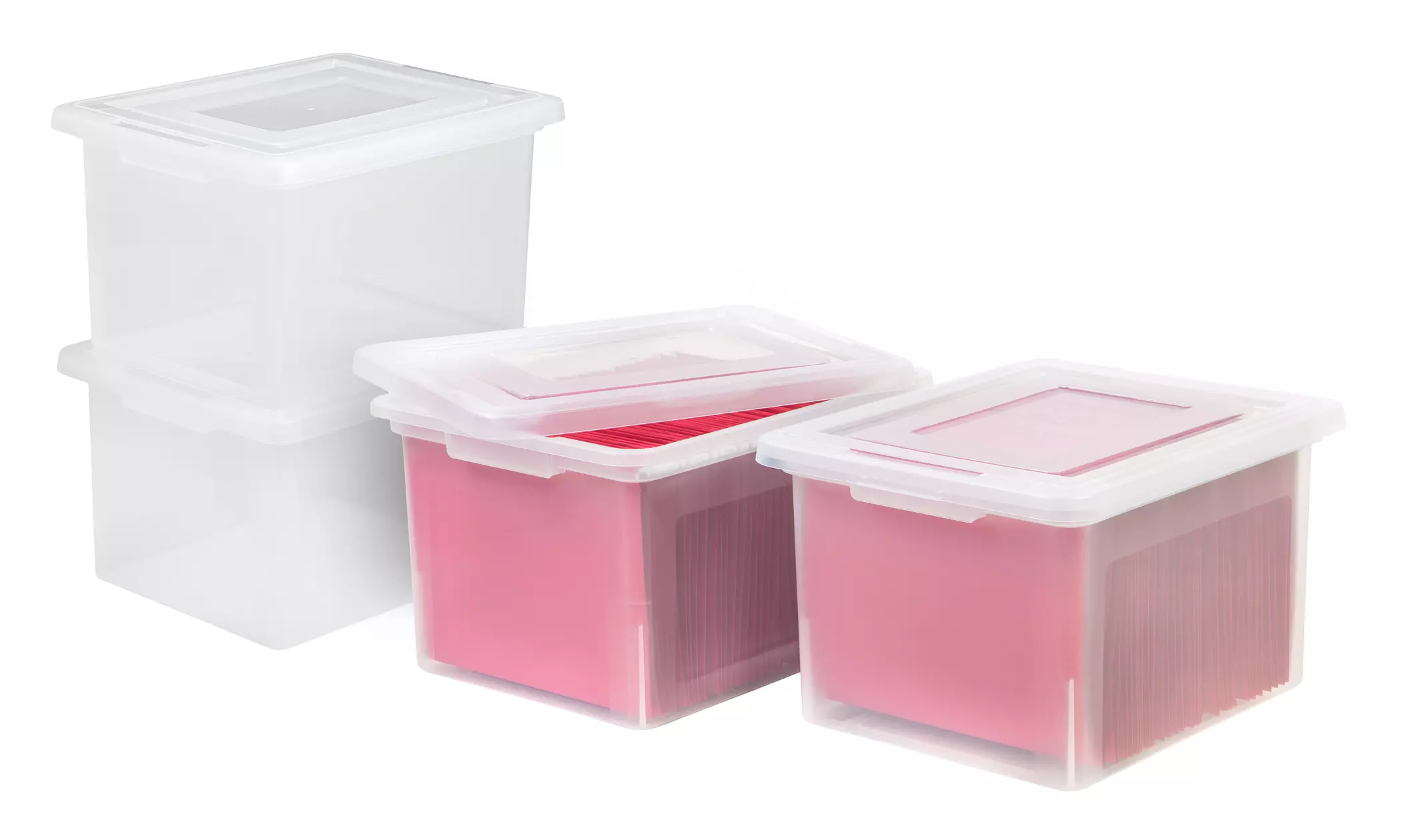 Four File and Tax Storage Boxes | Groupon Goods