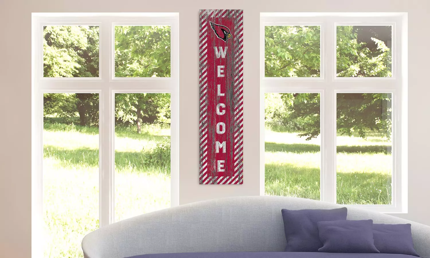 NFL Welcome Wooden Sign | Groupon Goods
