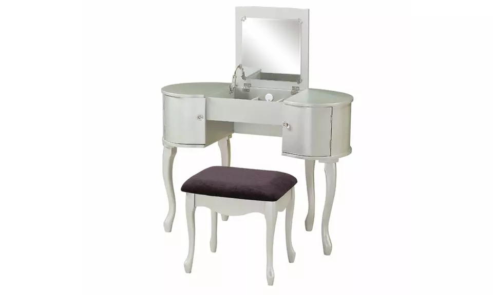Paloma Vanity Table Set | Groupon Goods