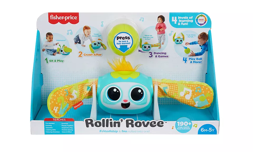 Fisher-Price Rollin Rovee Interactive Musical Toy | Groupon Goods