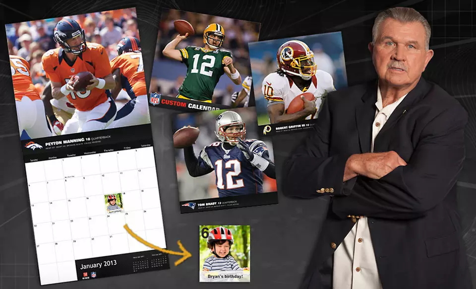 Custom NFL Calendars | Groupon Goods
