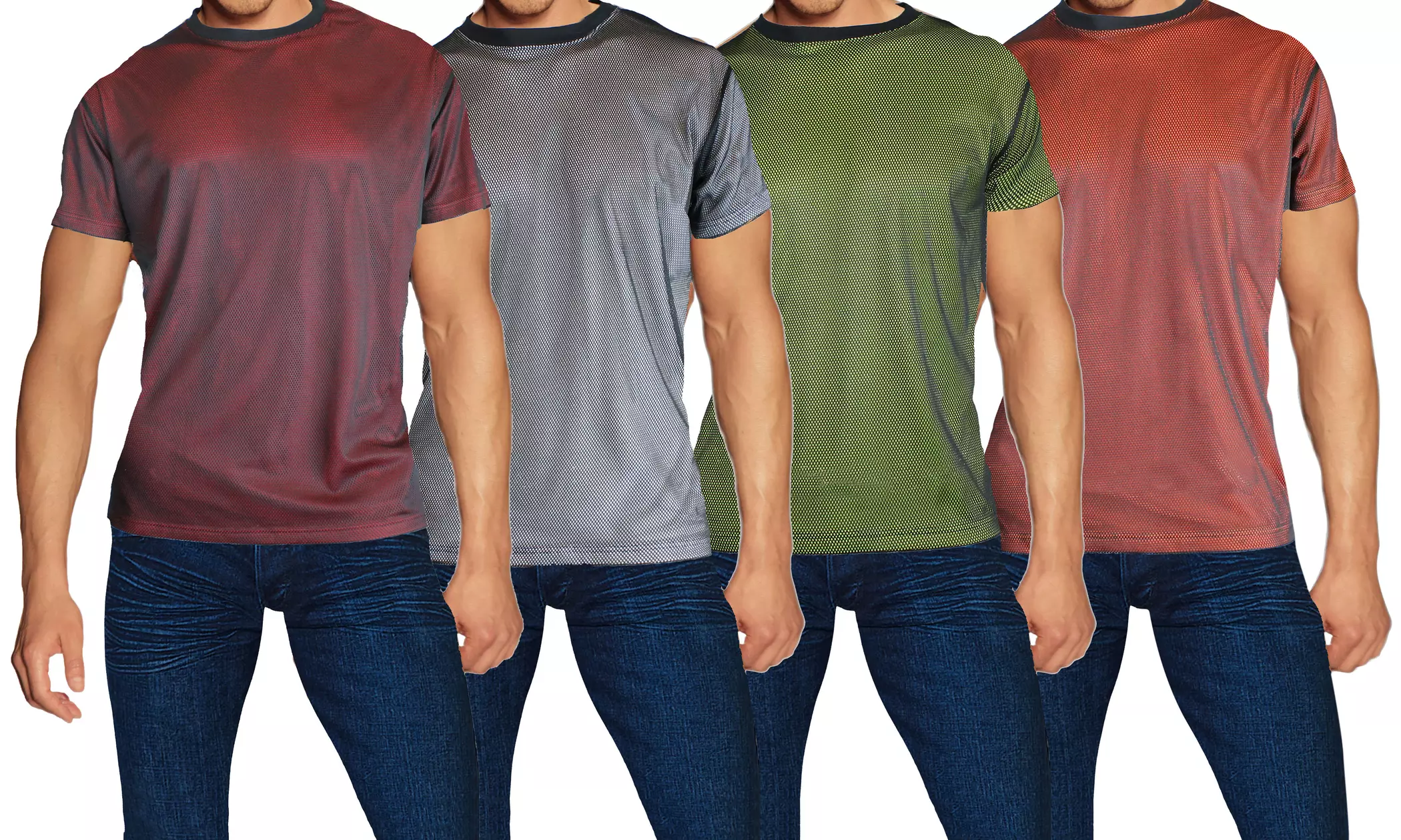 3-Pack of Men's Mesh T-Shirts | Groupon Goods
