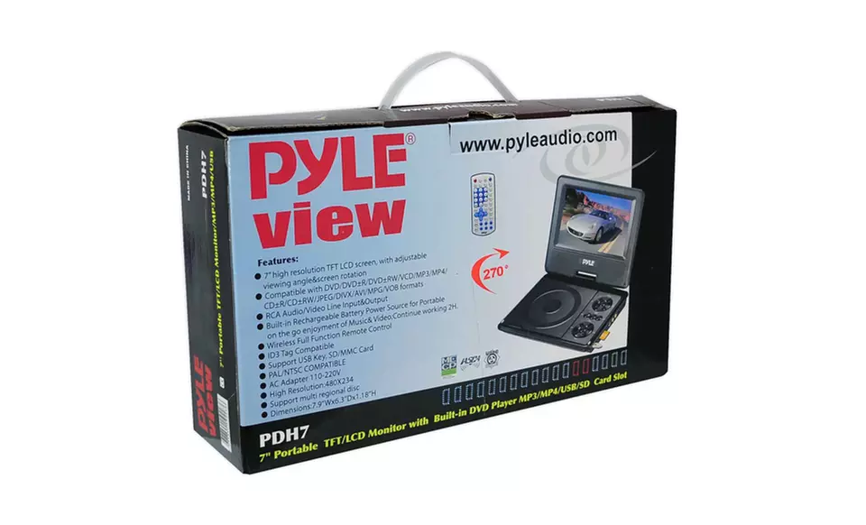 Pyle 7" Portable DVD Player | Groupon Goods