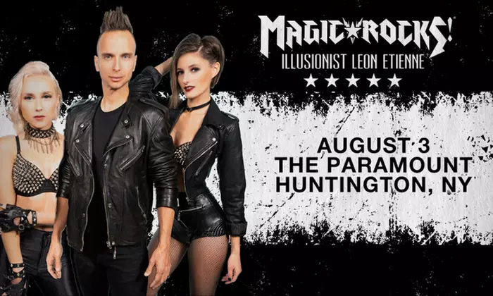 Magic Rocks! Illusionist Leon Etienne Long Island 2025 in Huntington | Groupon