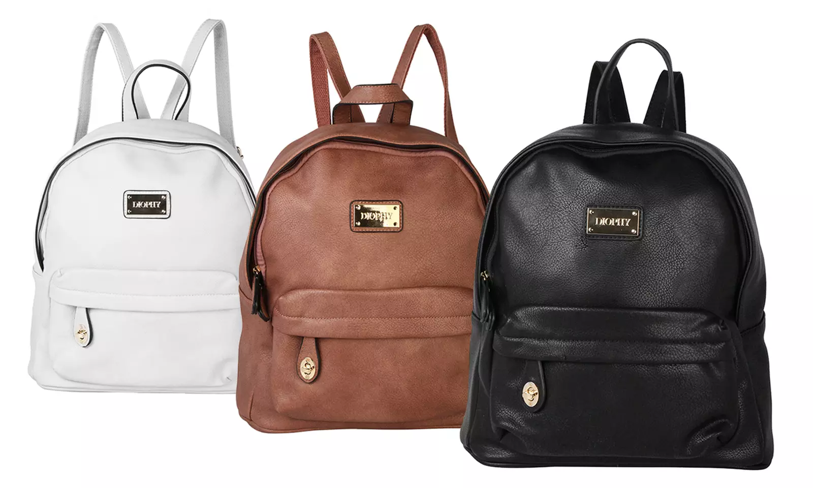 Diophy Women's Leather Backpack | Groupon Goods