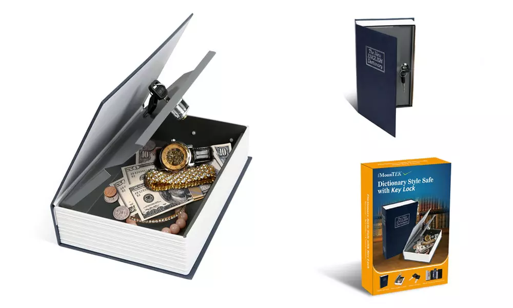 Dictionary Book Safe with Lock | Groupon Goods