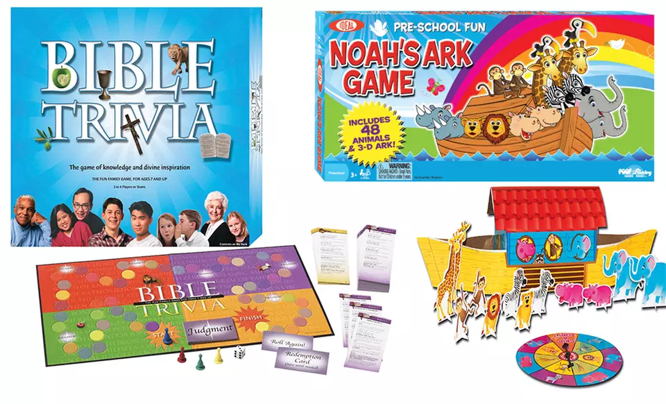 Bible Trivia or Noah's Ark Game | Groupon Goods
