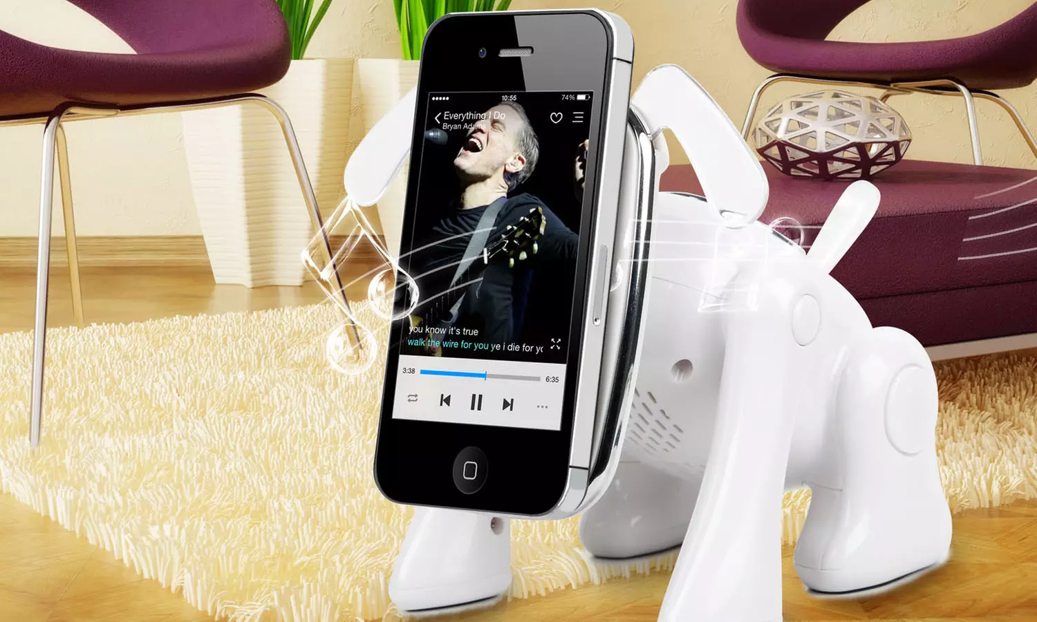 Wireless Bluetooth Puppy Speaker | Groupon Goods