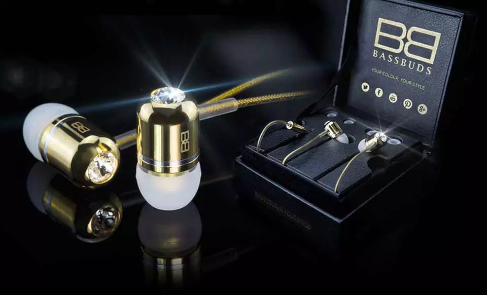 BassBuds 24K Gold Headphones | Groupon Goods