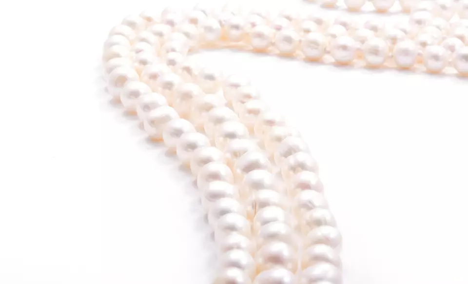 100" Pearl Necklace Set | Groupon Goods