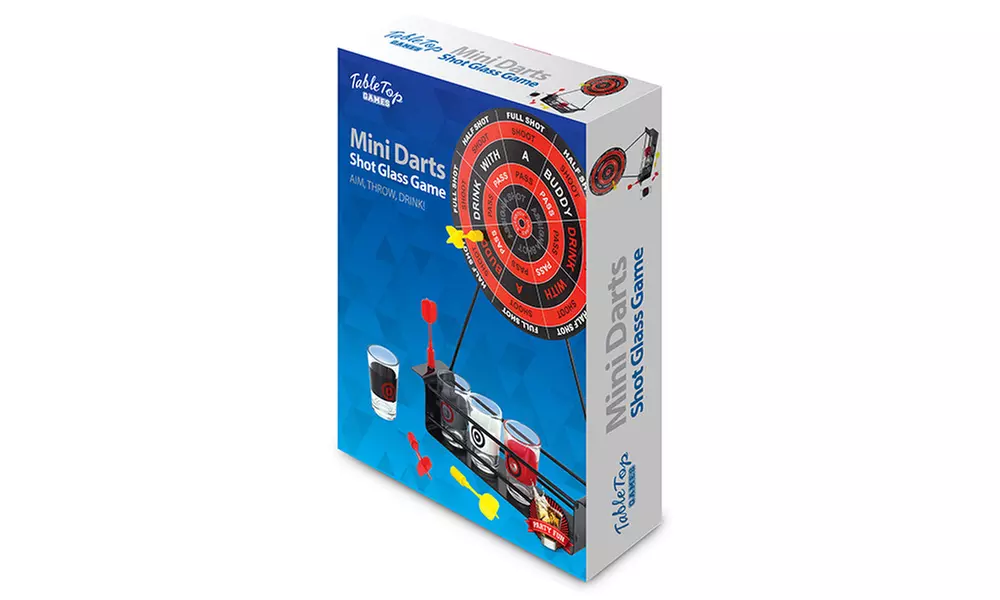 Mini Darts and Shot Glass Game | Groupon Goods