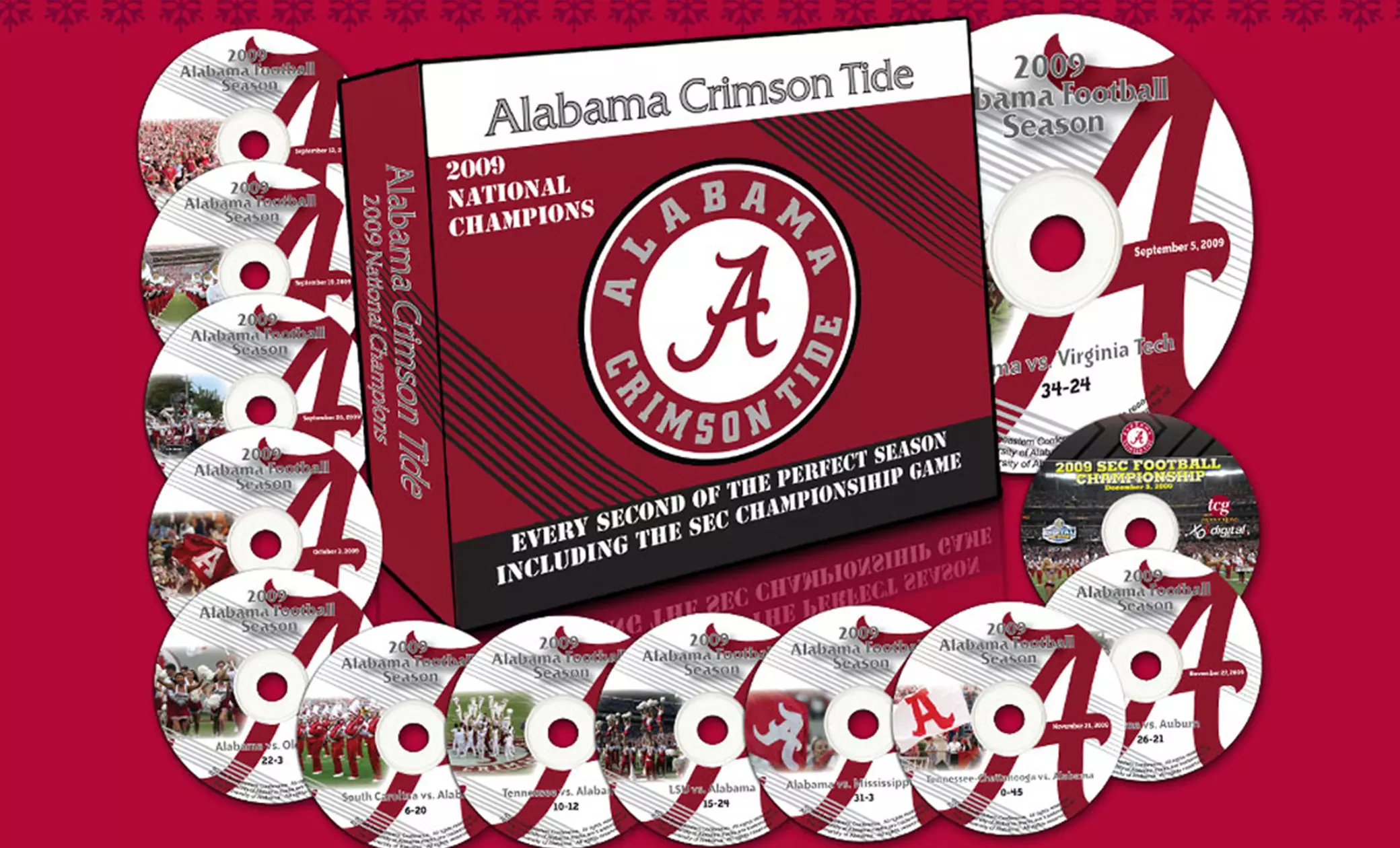Alabama 2009 Season DVD Box Set | Groupon Goods