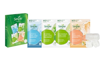 Up To 59% Off Simple Sheet Mask Collection | Groupon