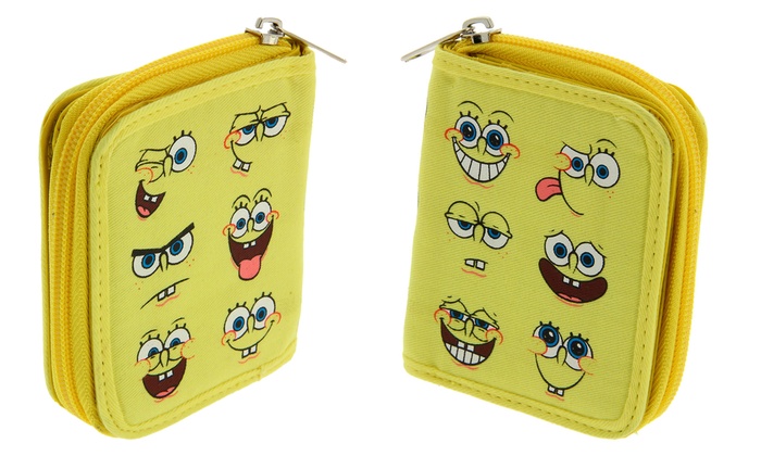 Sponge Bob Multi-Character Wallet | Groupon Goods