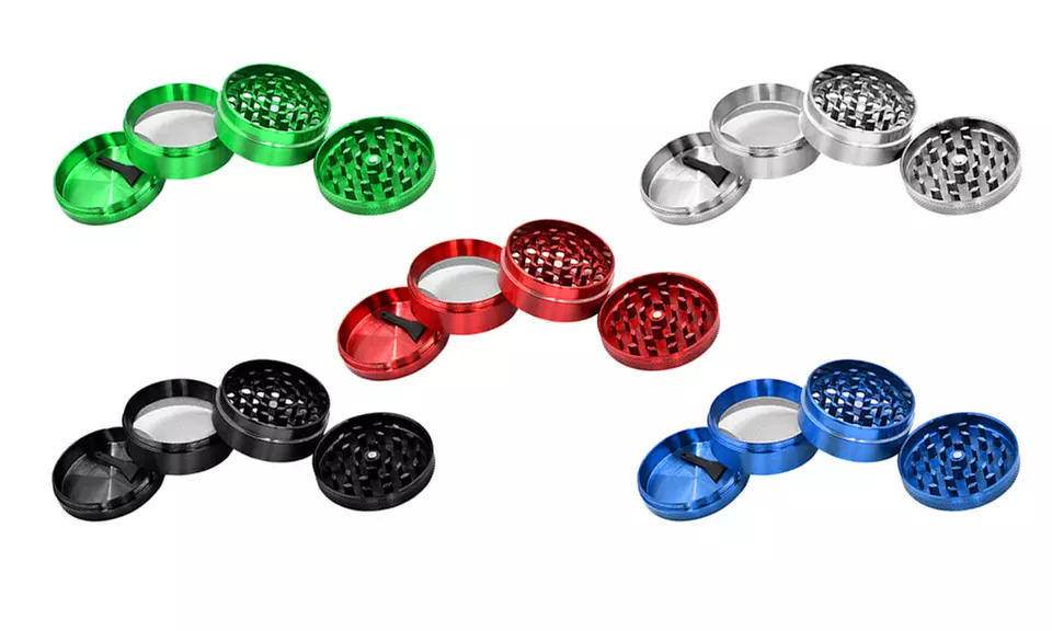 Titanium Herb Grinder (5-Piece) | Groupon Goods