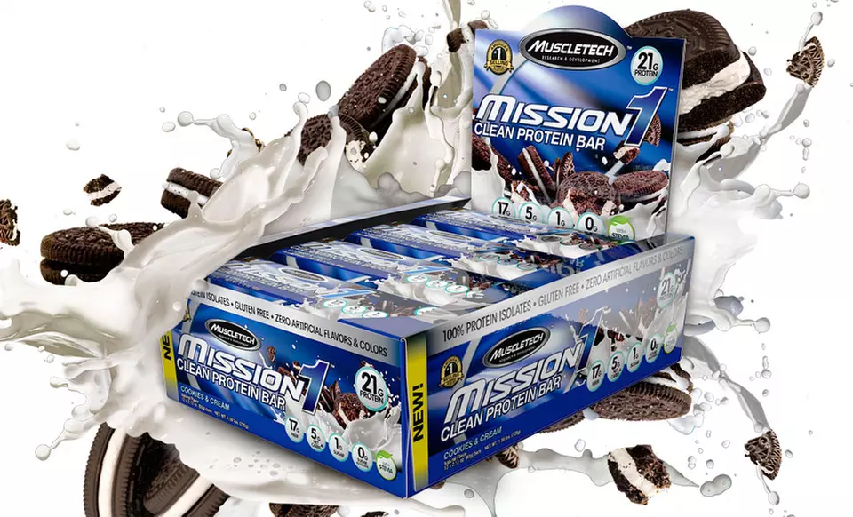 MuscleTech Protein Bars (12pk.) | Groupon Goods